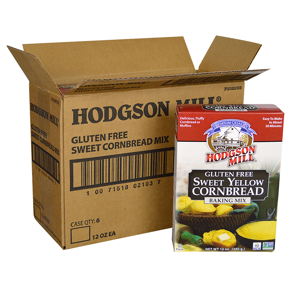 Gluten Free Sweet Yellow Corn Bread Baking Mix - Hodgson Mill